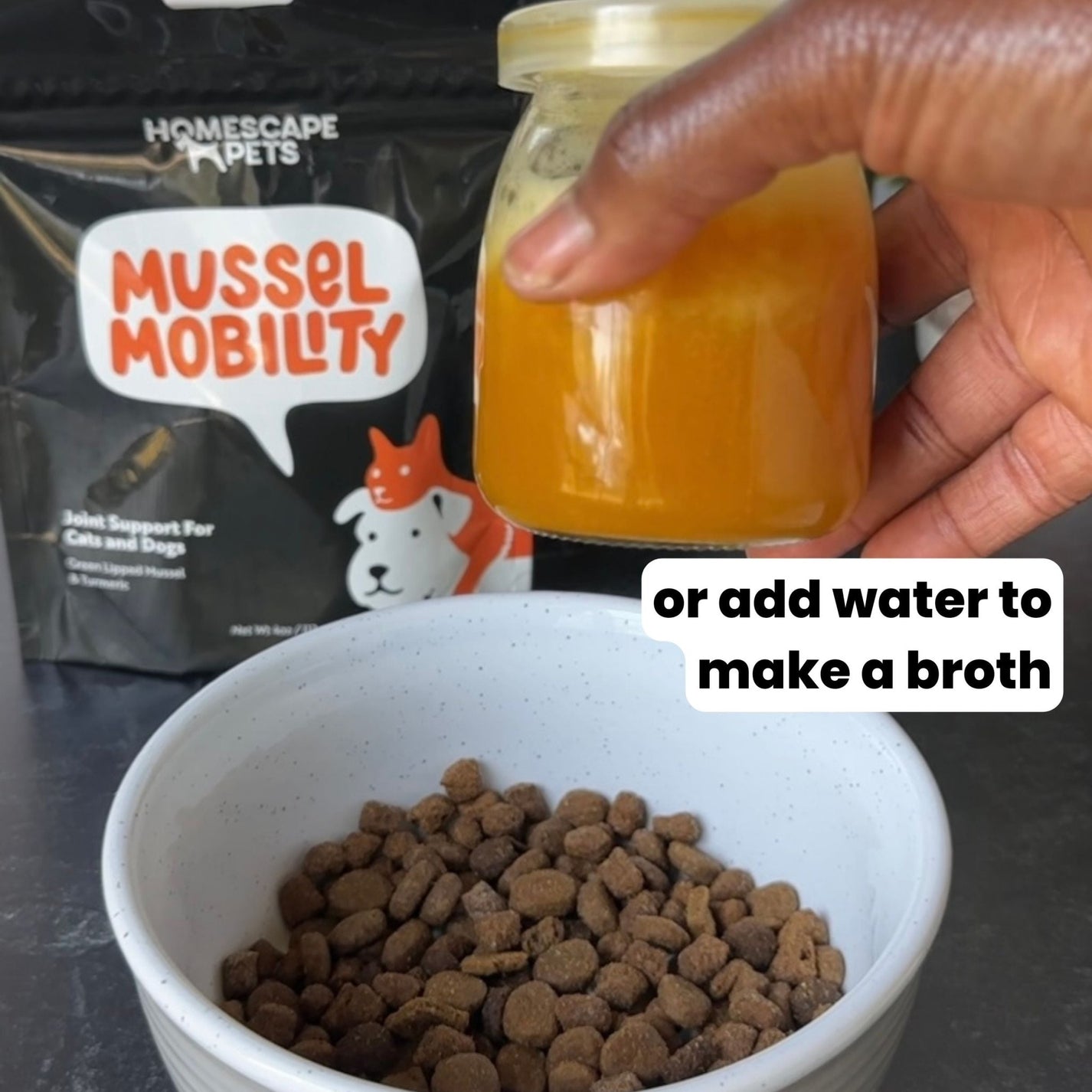 Green Lipped Mussel Mobility Pet Joint Supplement | Homescape Pets